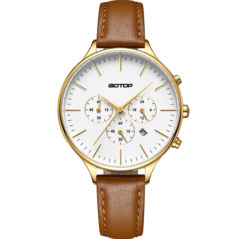 Chronograph Watch Ladies With Three Subdials Manufacturer: SHENZHEN ...